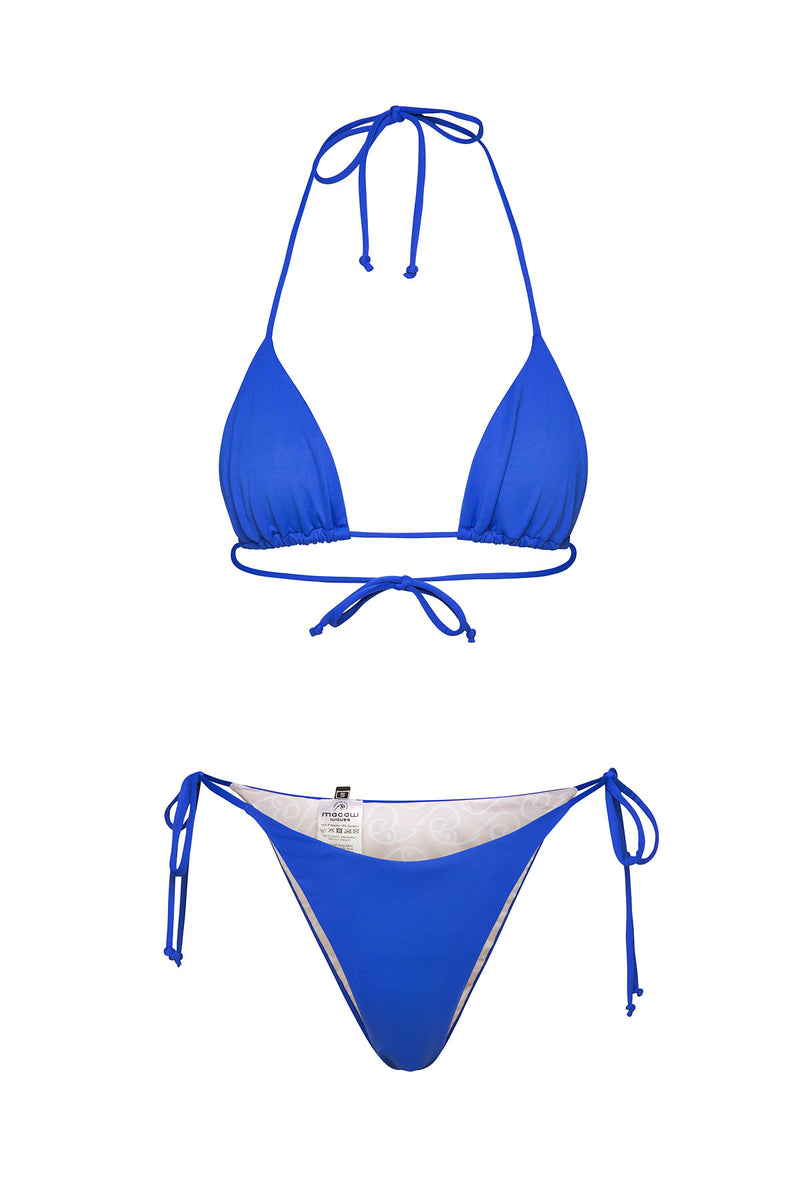Triangle Bikini Royal Blue – Macaw Waves